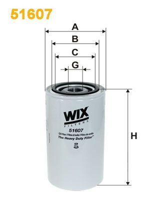 Filtro de aceite WIX 51607 - Precio: 16,20 € - Megataller